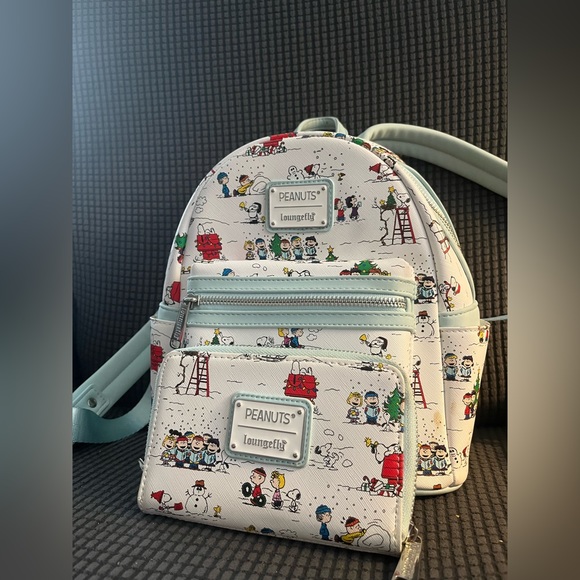 Bags | Loungefly X Peanuts Mini Backpack Wallet | Poshmark